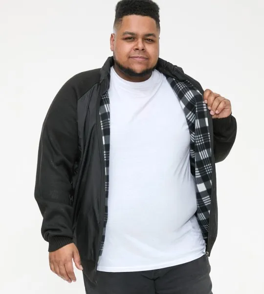 The Duke Clothing Co. - MARSDEN-D555 Hybrid Knitted Jacket With Bonded F...