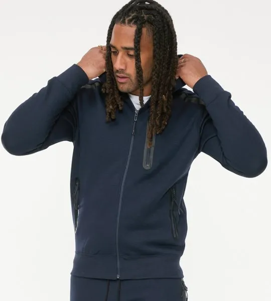 The Duke Clothing Co. - GABRIEL-D555 Couture Zip Through Hoody With Reve...
